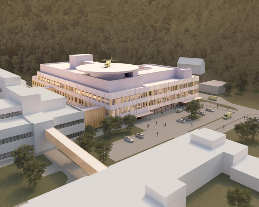 Nytt akuttbygg Kristiansand - Sørlandet sykehus HF